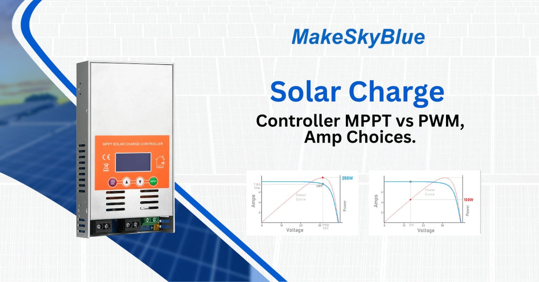 Solar Charge Controller MPPT: MPPT vs PWM, Amp Choices. – MakeSkyBlue