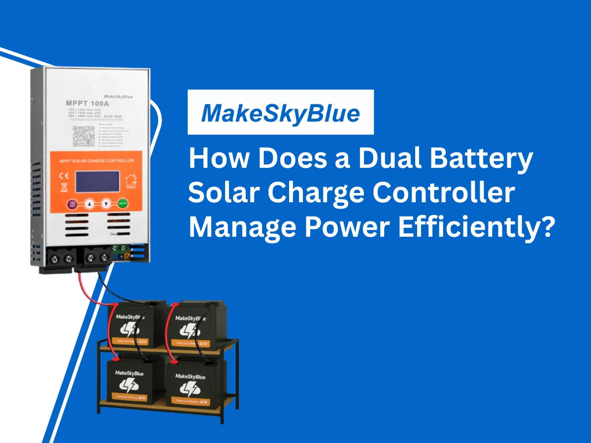 How Does a Dual Battery Solar Charge Controller Manage Power Efficient ...