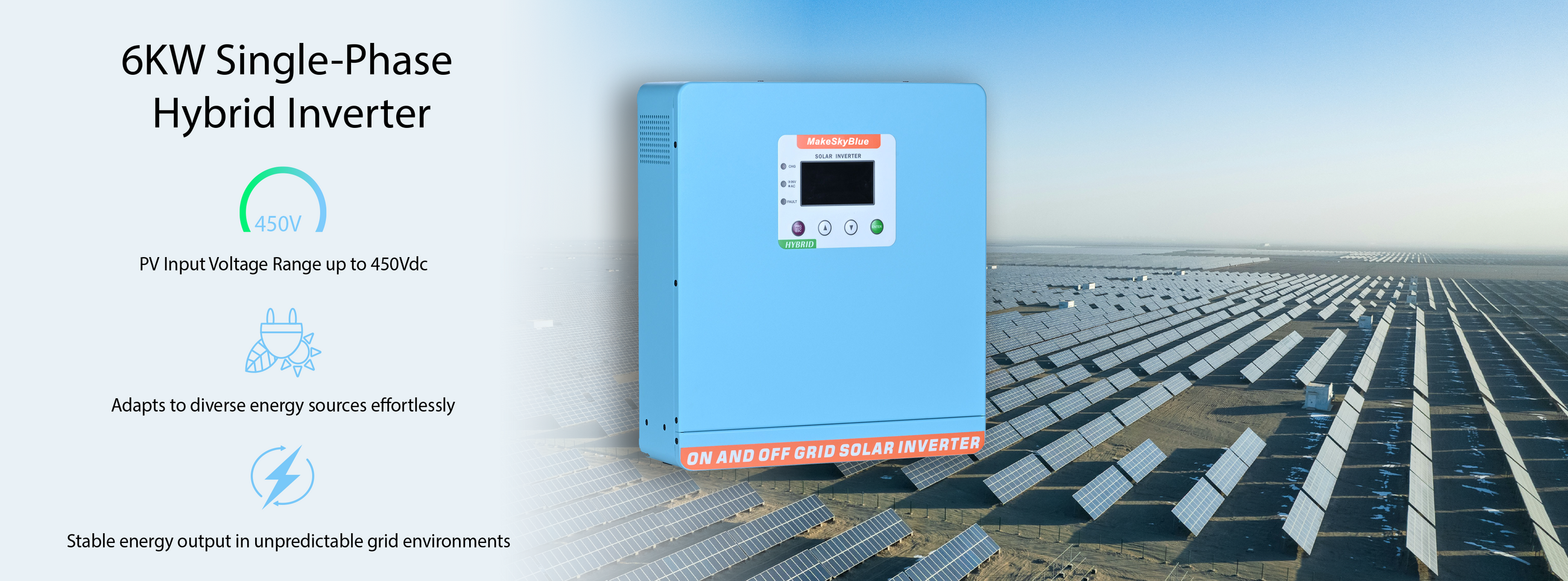 Trusted MPPT Solar Charge Controllers & Inverters | MakeSkyBlue